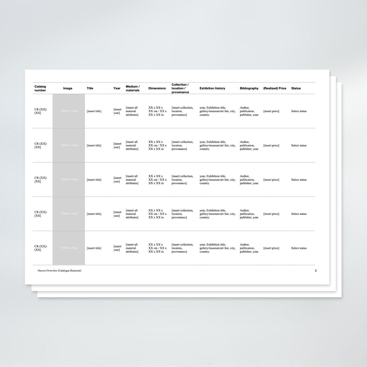 How To Set Up Your Art Inventory (+ Template) — CAI