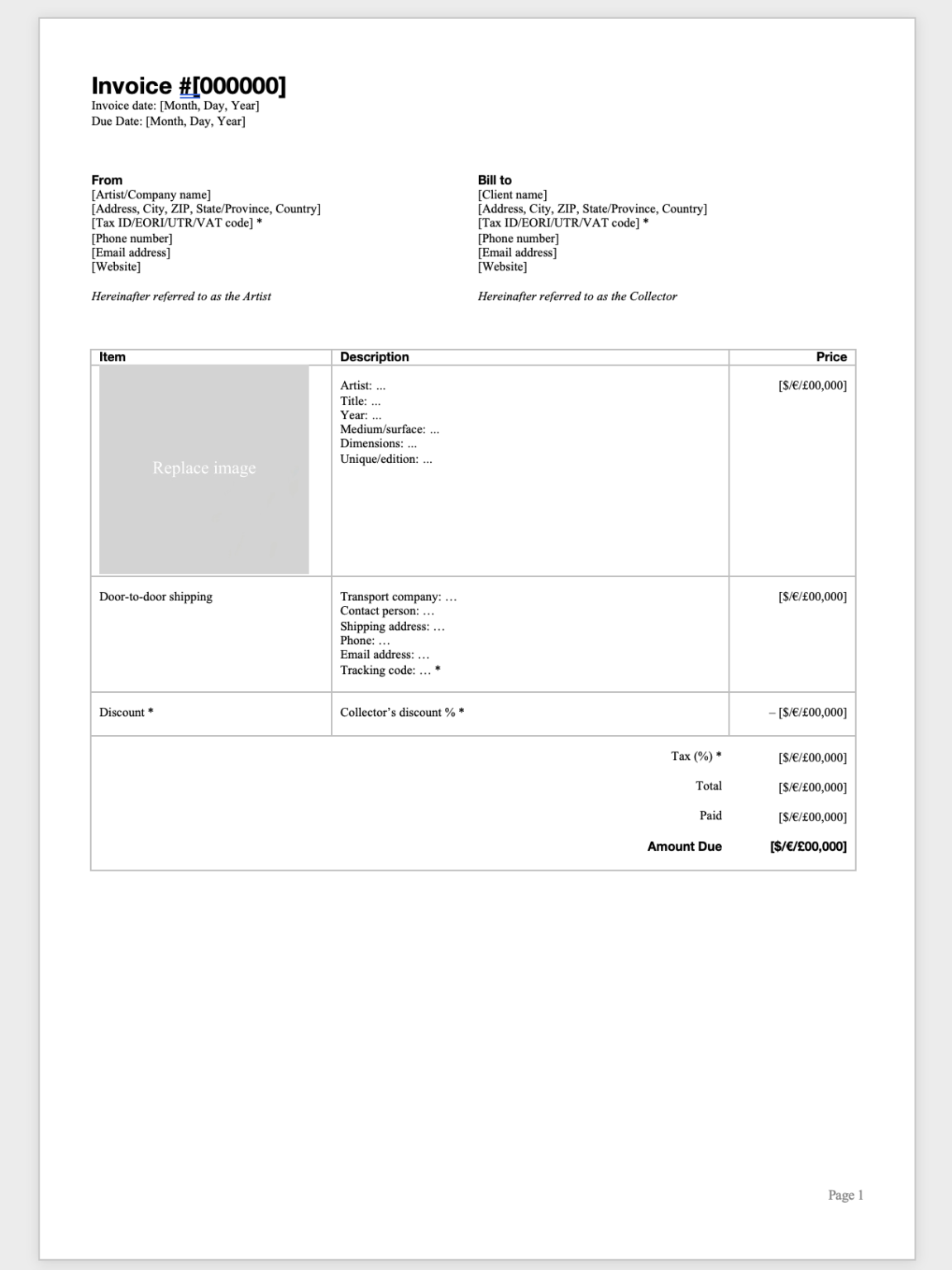 5 Steps To Create A Professional Invoice as an Artist — CAI