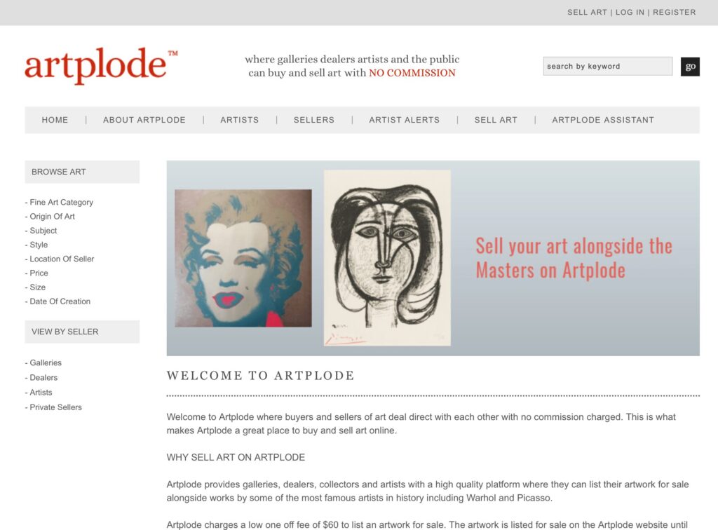 Top 20 (Tested!) Online Art Marketplaces To Sell Art — CAI